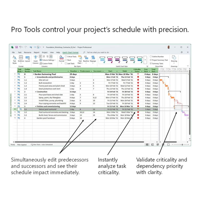 Microsoft Project Guide Pro- Project Learning